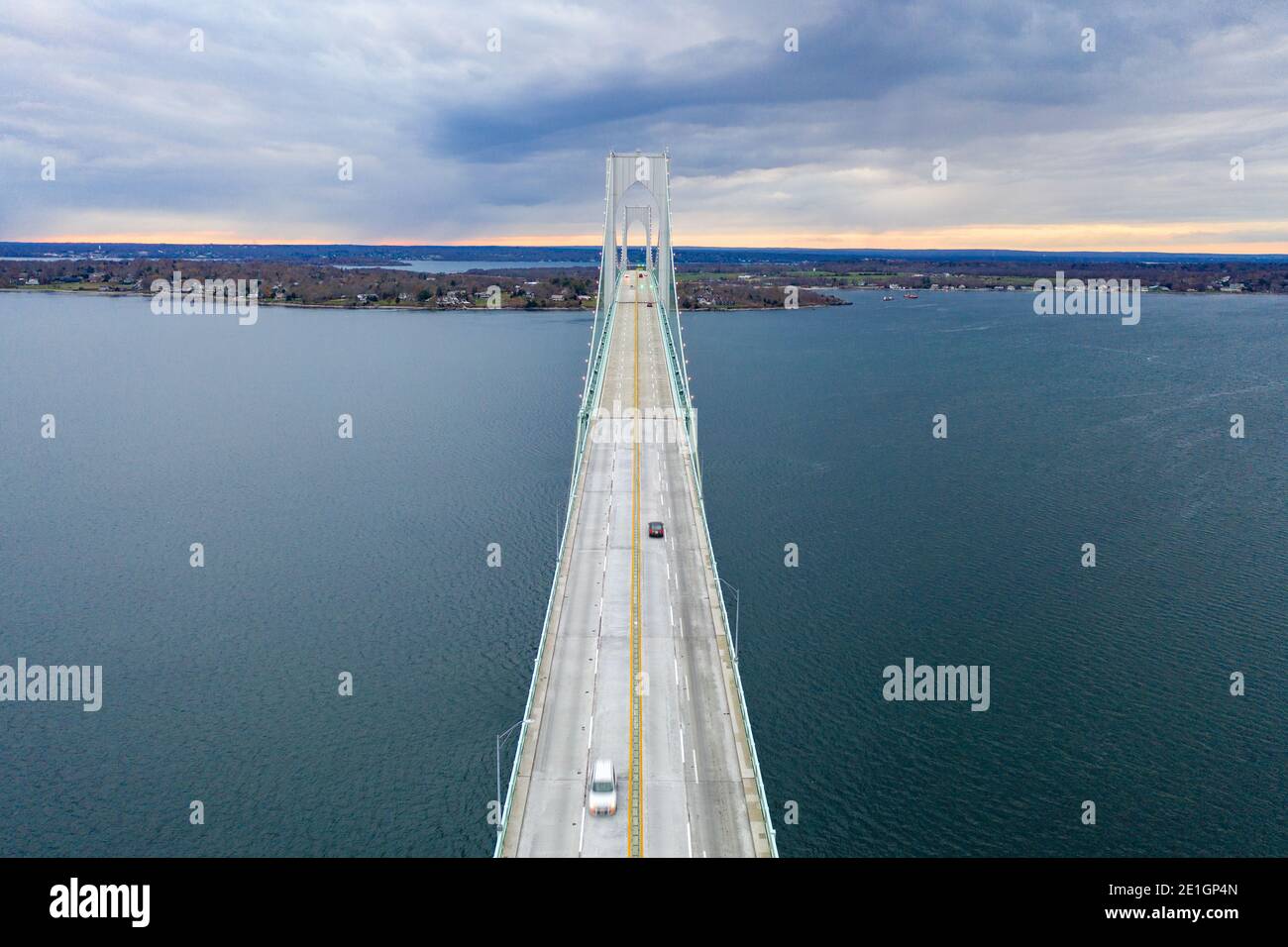The Claiborne Pell Bridge is among the longest suspension bridges in ...