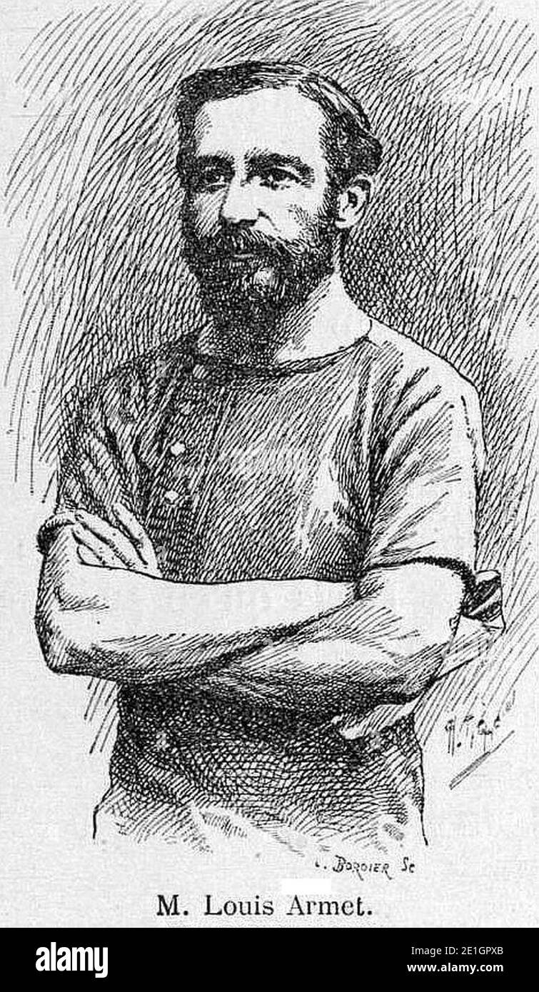 Louis Armet vers 1860 1 Stock Photo - Alamy