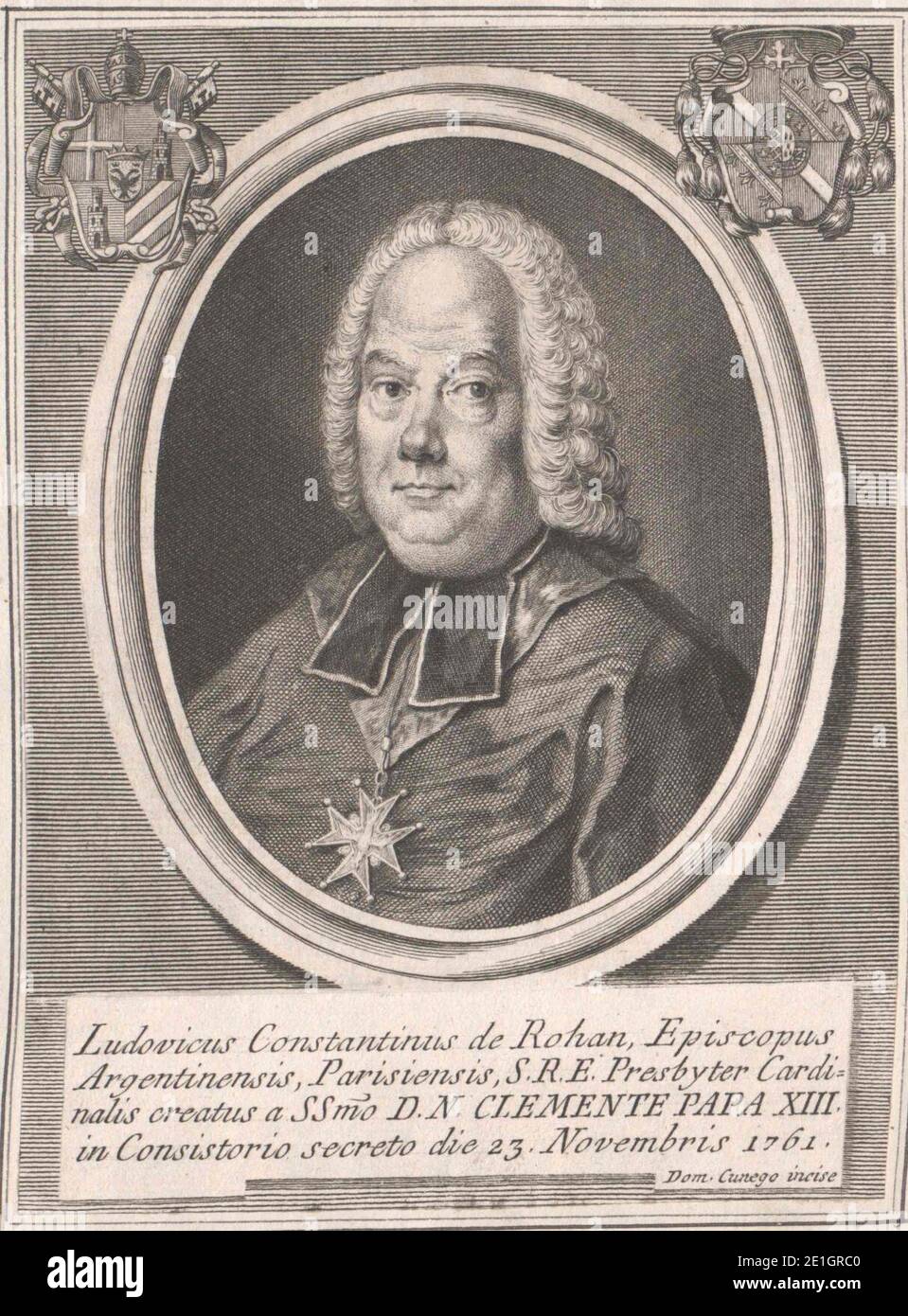 Louis César Constantin de Rohan-Guéméne 02 Stock Photo - Alamy