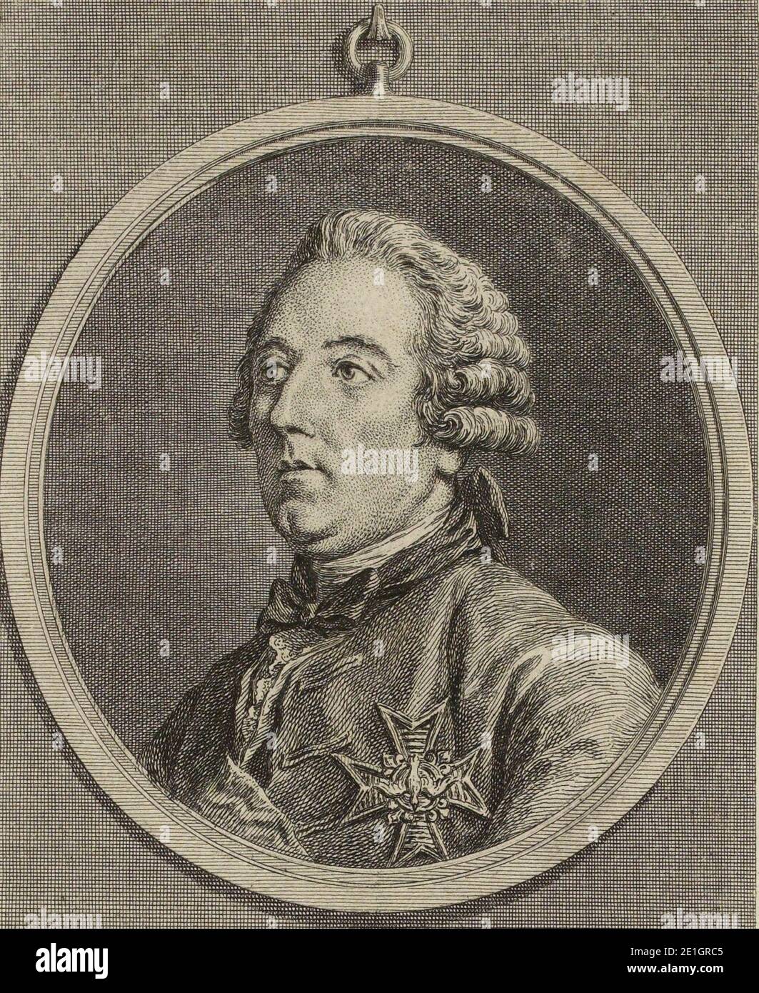 Louis César de La Baume Le Blanc, duc de La Vallière Stock Photo - Alamy