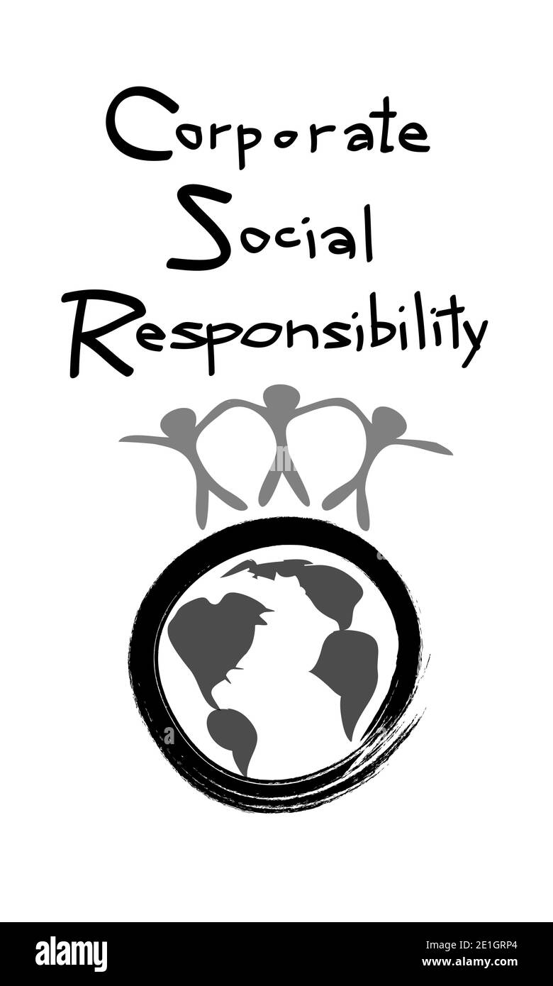 Business Concepts, World Environment with CSR Abbreviation or Corporate ...