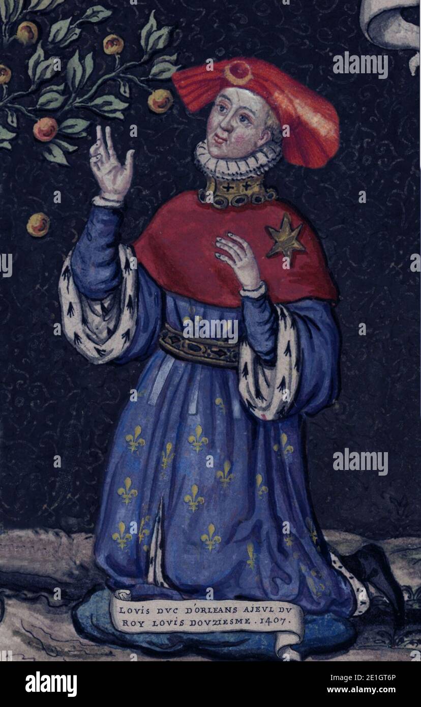 Louis duc d'Orléans Stock Photo - Alamy
