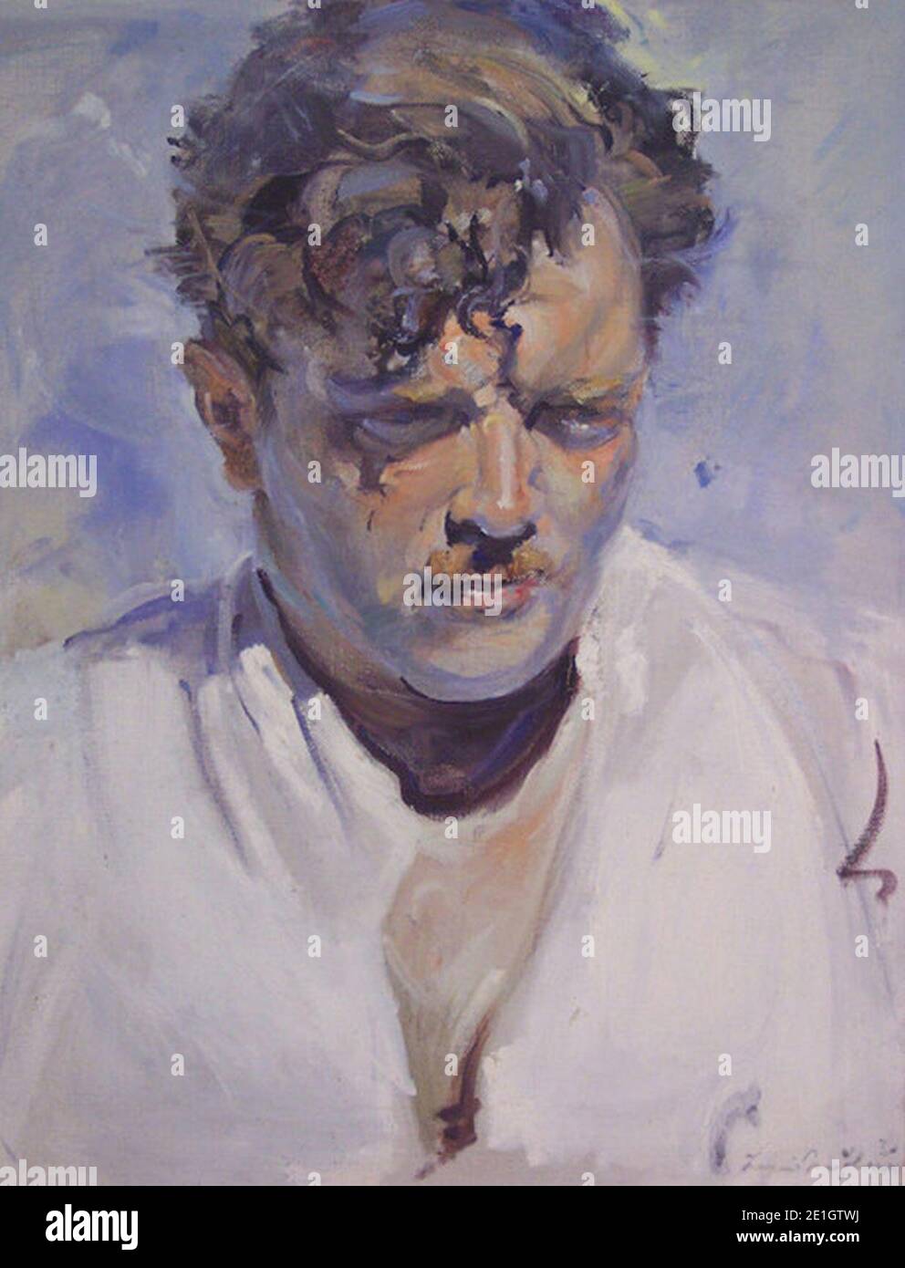 Louis Hofbauer - Porträt Richard Billinger 1930 Stock Photo - Alamy