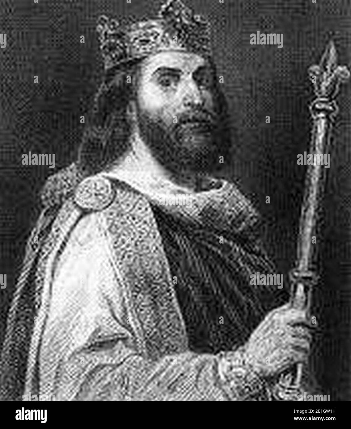 Louis II of France Stock Photo - Alamy