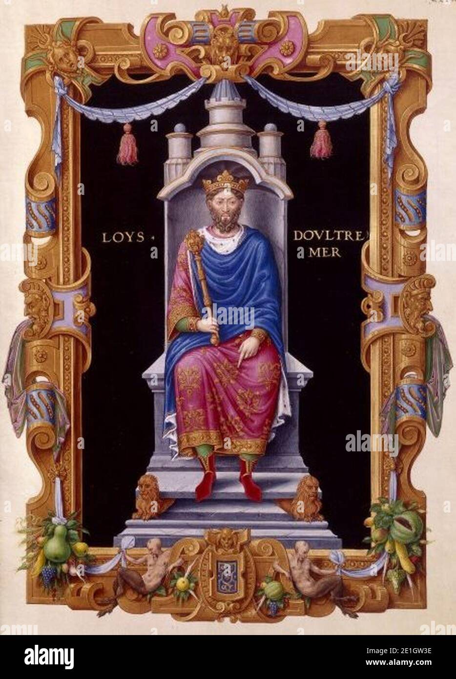 Louis IV d'Outremer Stock Photo - Alamy