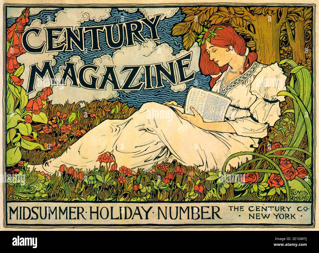 Louis John Rhead - Century Magazine Stock Photo - Alamy