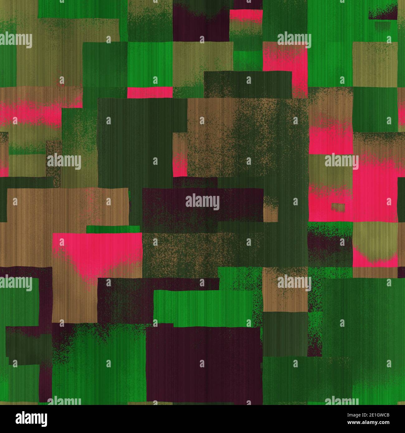 Seamless rectangle geo tile mosaic pattern swatch Stock Photo - Alamy