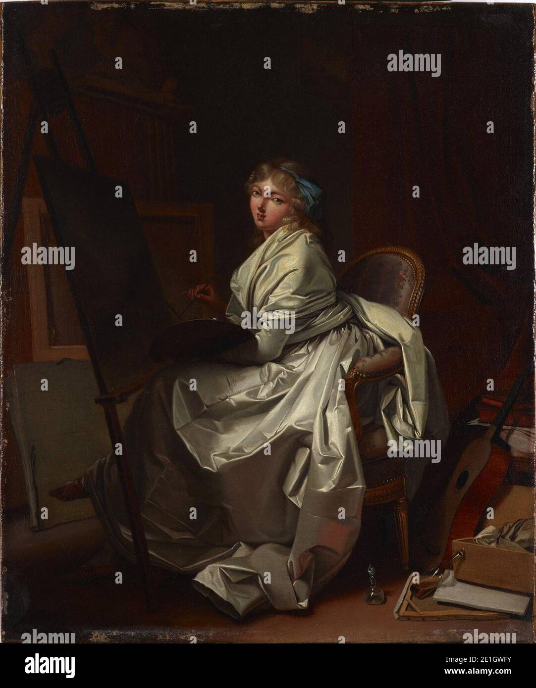 Louis Léopold Boilly - The Young Artist Stock Photo - Alamy