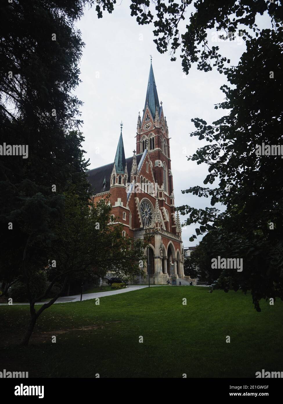 Neo gothic revival architecture historic roman catholic Church of the ...
