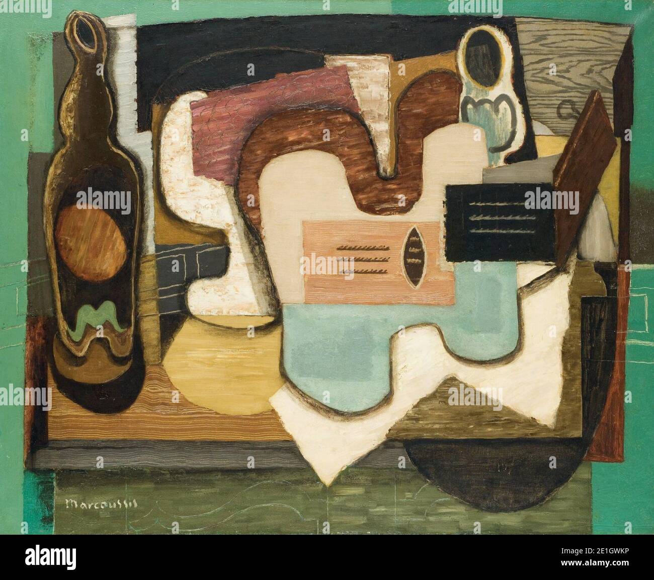 Louis Marcoussis La Cithare 1923 Stock Photo - Alamy