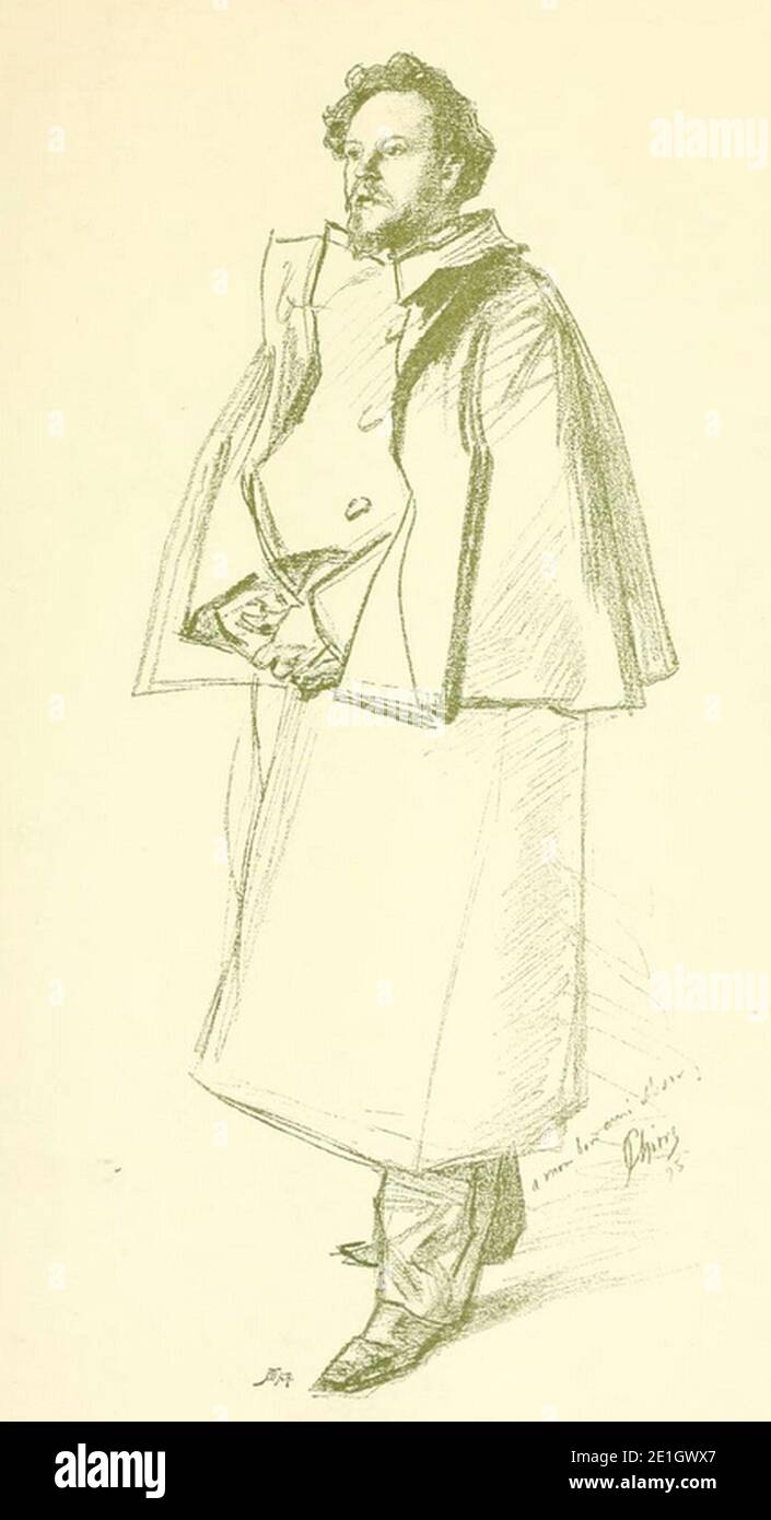 Louis Morin by Jules Chéret TS 86 051900 Stock Photo - Alamy