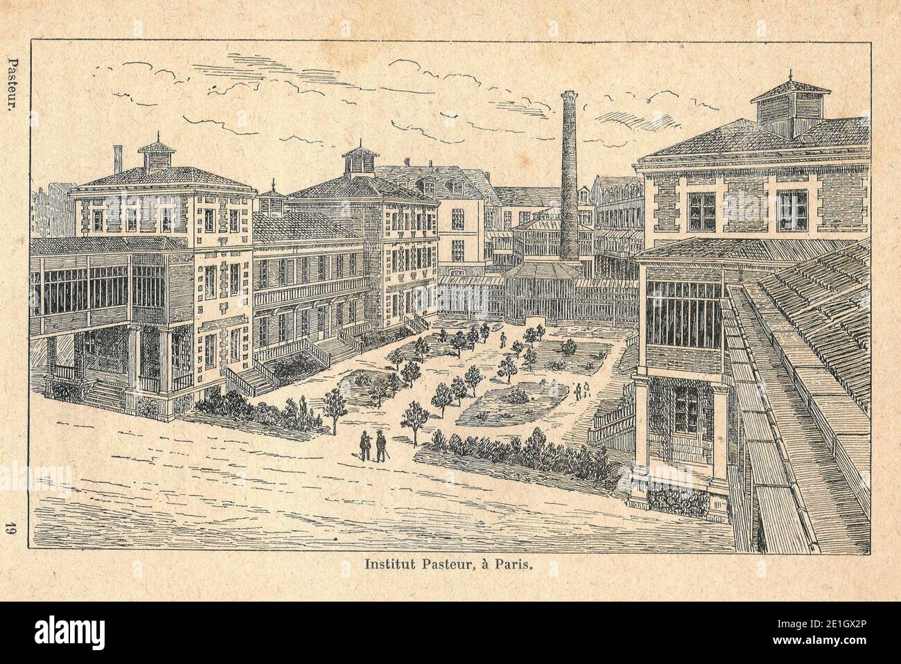 Louis Pasteur-Institut Pasteur à Paris Stock Photo - Alamy