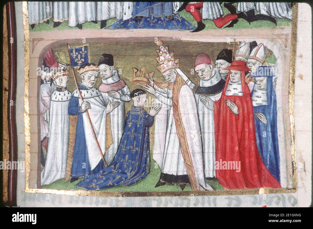 Louis the Pious king of Aquitane Stock Photo - Alamy