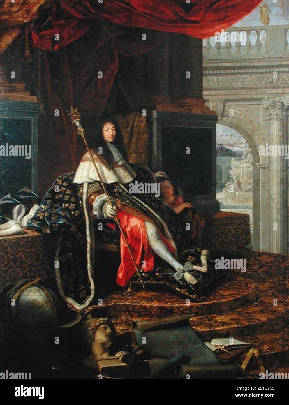 Louis XIV (by Henri Testelin Stock Photo - Alamy