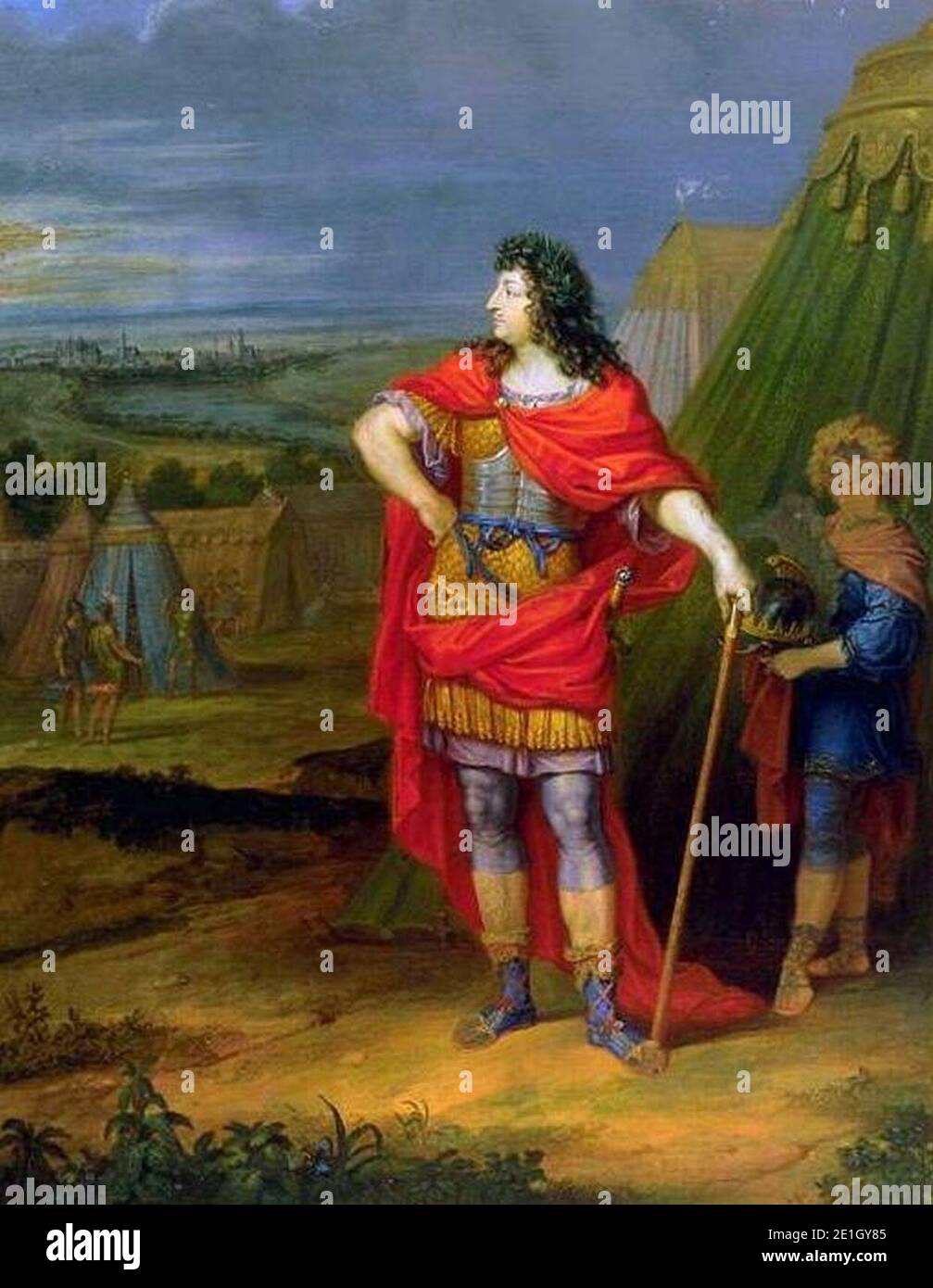 Louis XIV depicted as Alexander the Great by an unknown artist Stock Photo - Alamy