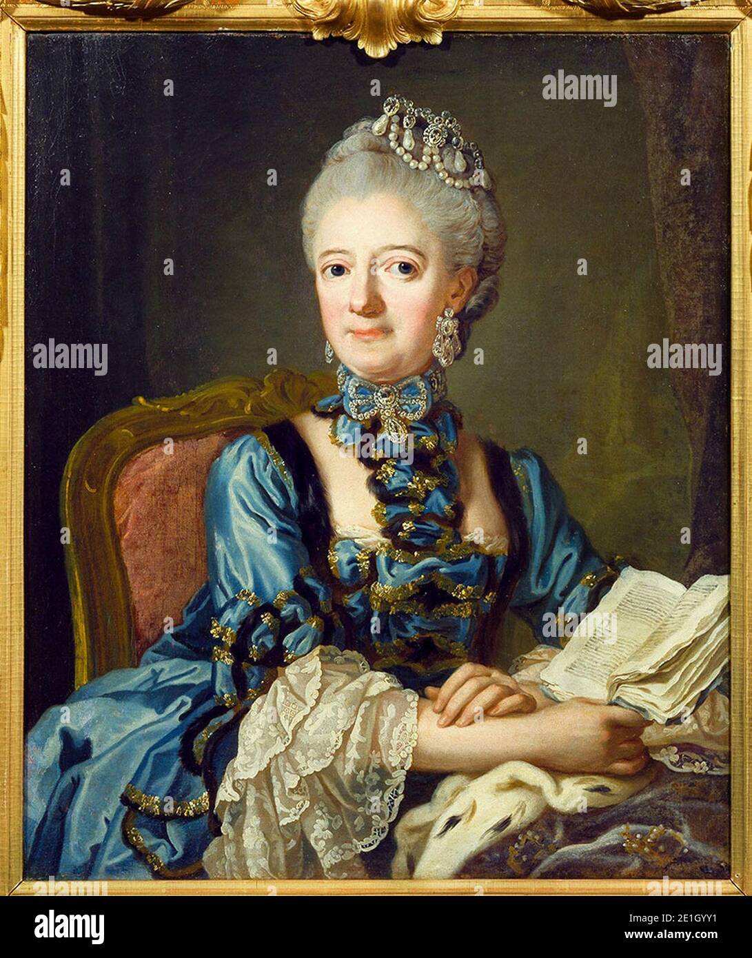 Louisa Ulrika of Prussia - Queen of Sweden Stock Photo - Alamy