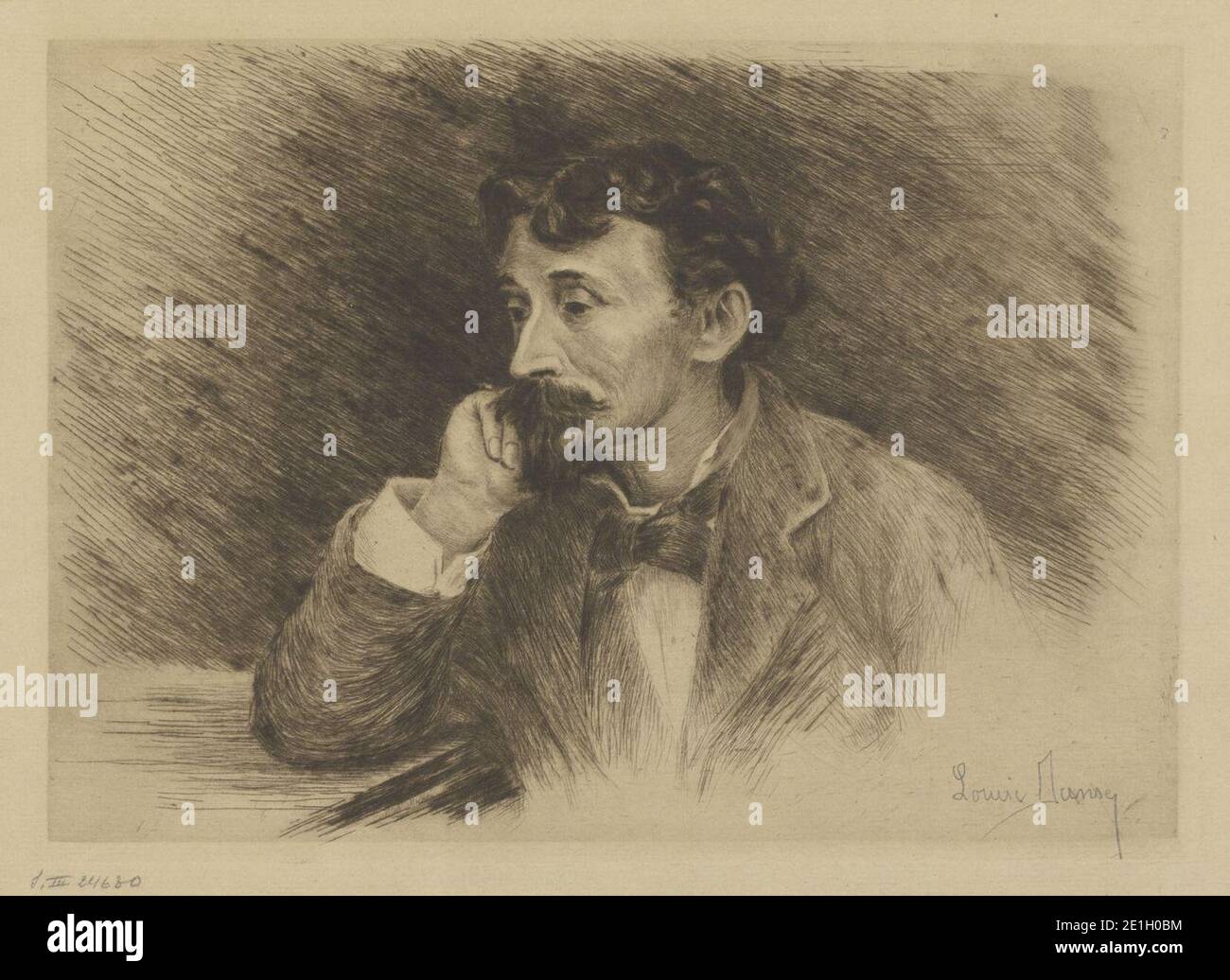 Louise Danse - Portrait de Louis Artan, Peintre (1837-1890) - Graphic ...