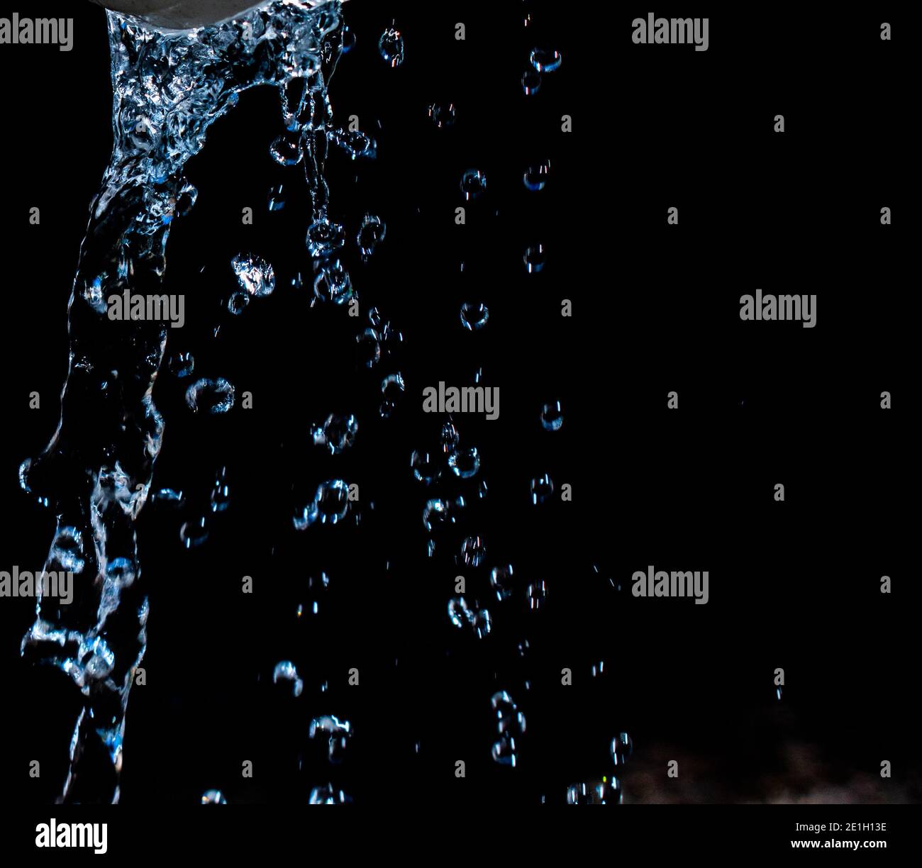 water droplets over a dark background Stock Photo - Alamy