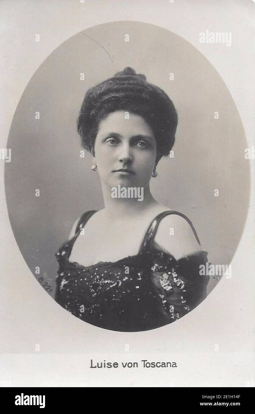 Louise, Crown Princess of Saxony Stock Photo - Alamy