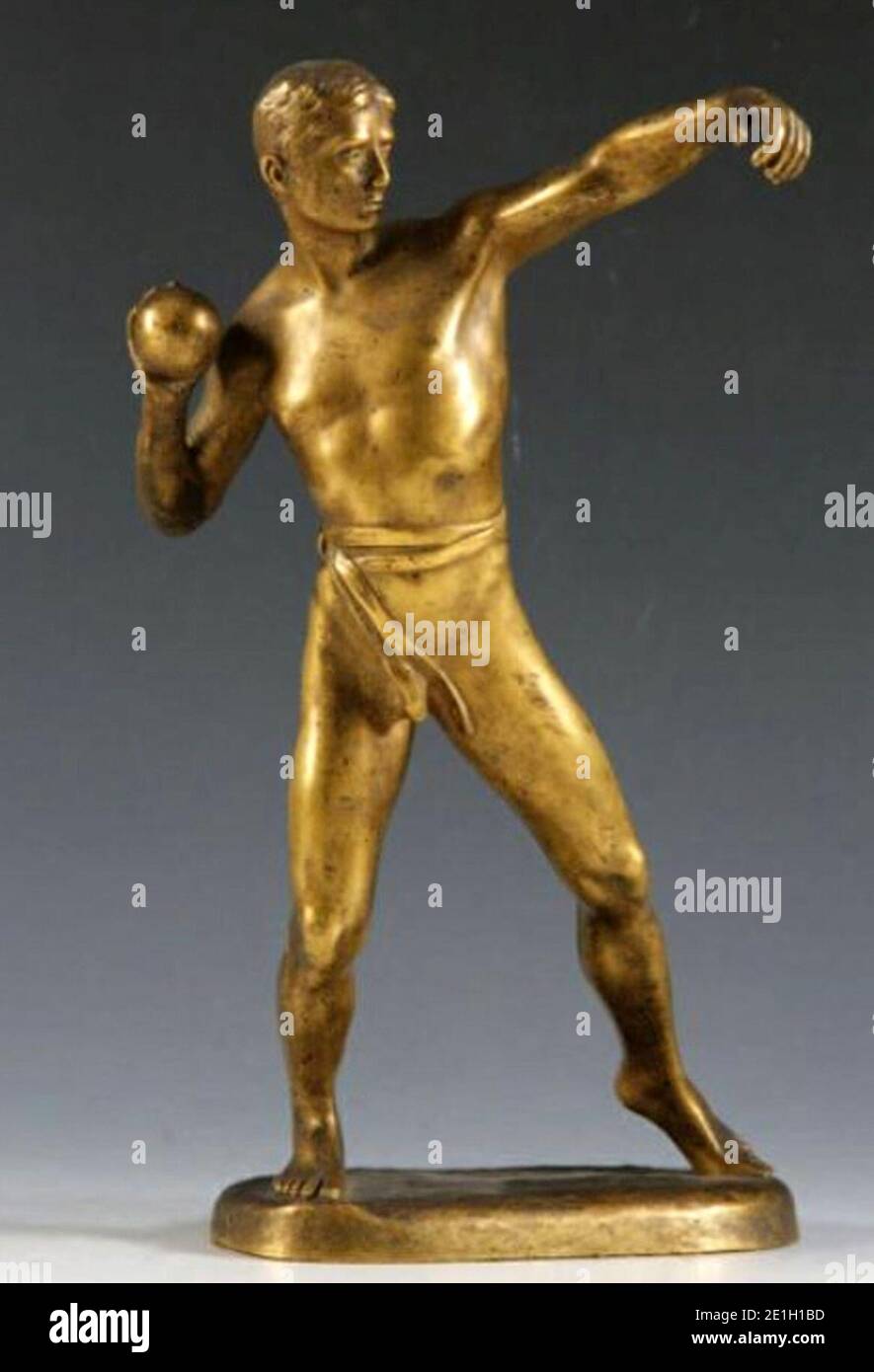 Louis-Eugène Tauzin - The shot-putter (1912) a Stock Photo - Alamy