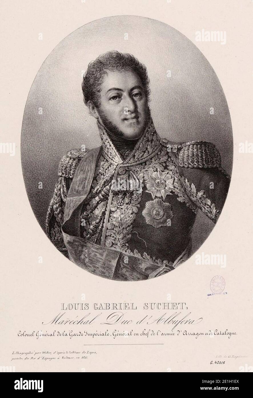 Louis-Gabriel Suchet, maréchal duc d'Albufera Stock Photo - Alamy