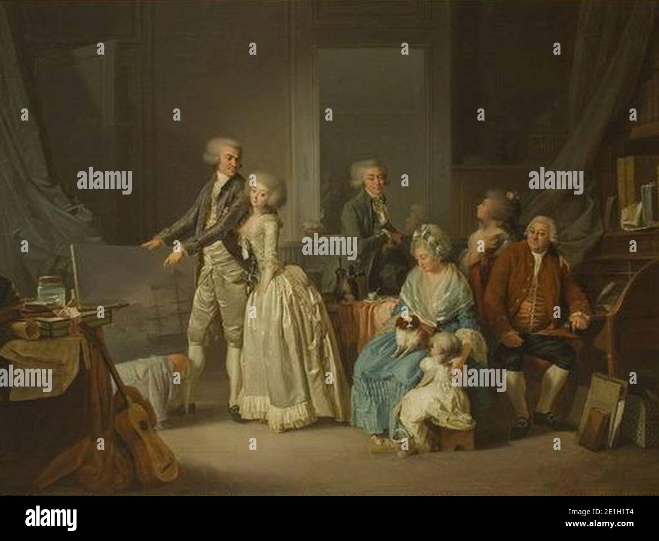 Louis-Léopold Boilly - Famille (1797 Stock Photo - Alamy