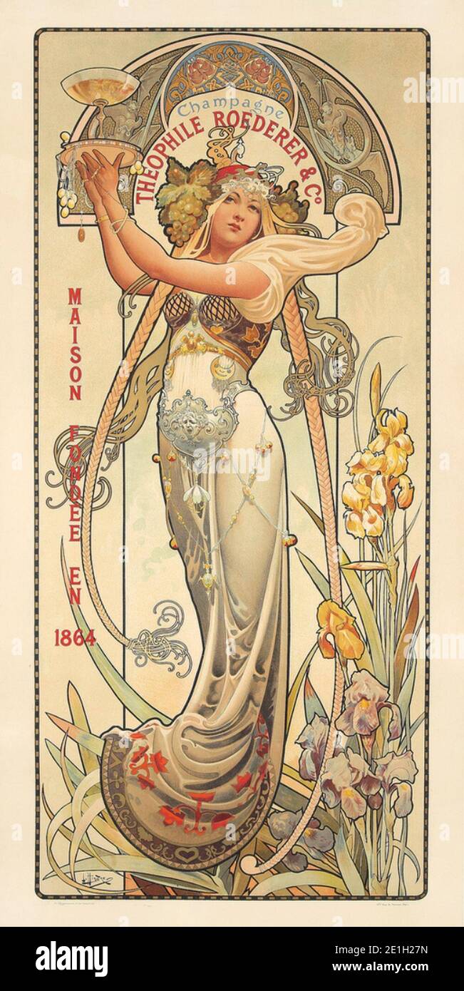 Louis-Théophile Hingre - Théophile Roederer & Co 1897 Stock Photo - Alamy