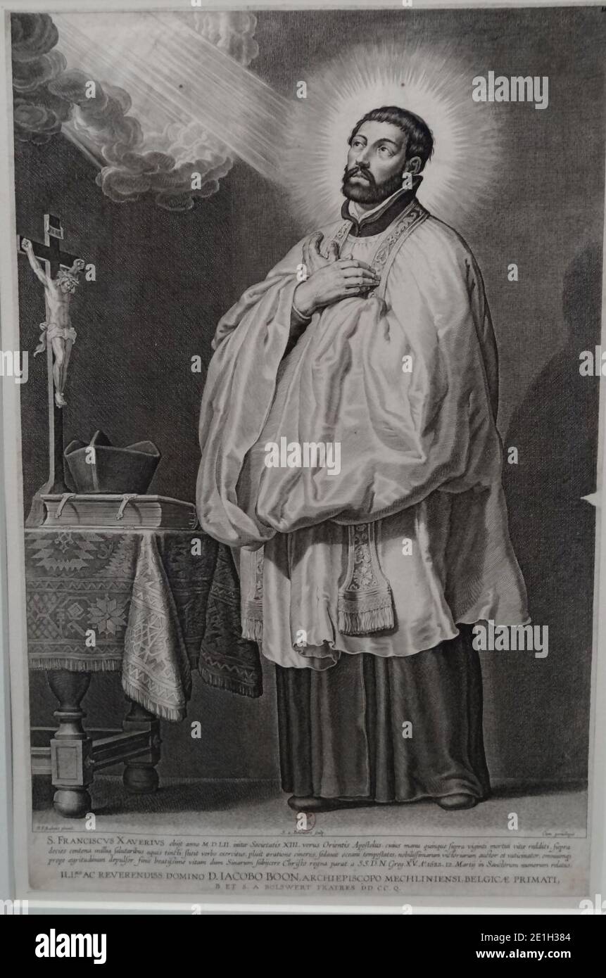 Louvre-Lens - L'Europe de Rubens - 070 - Saint François Xavier Stock ...