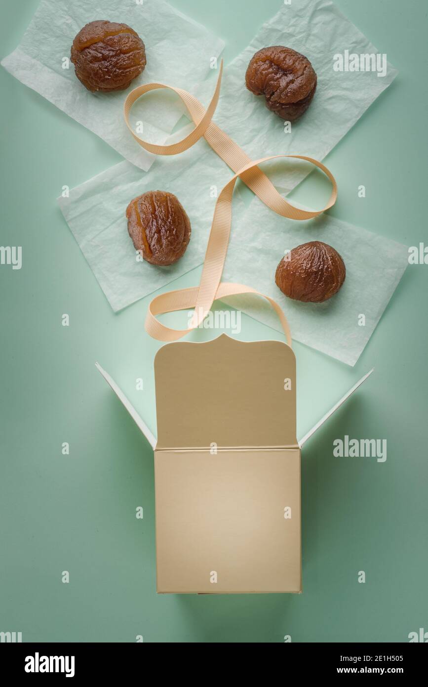 Candied chestnuts hi-res stock photography and images - Alamy