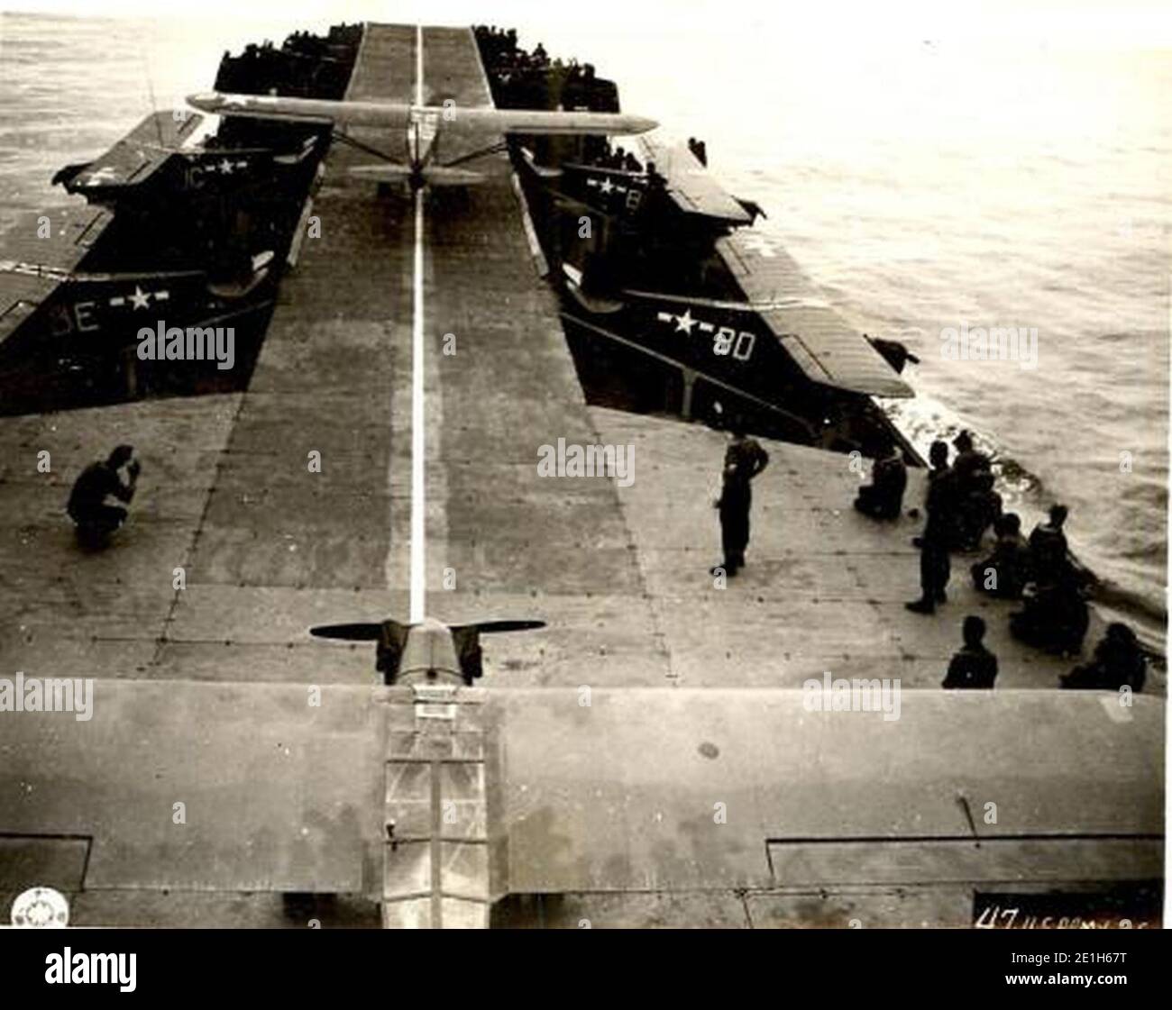 LST Aircraft Carrier Stock Photo - Alamy
