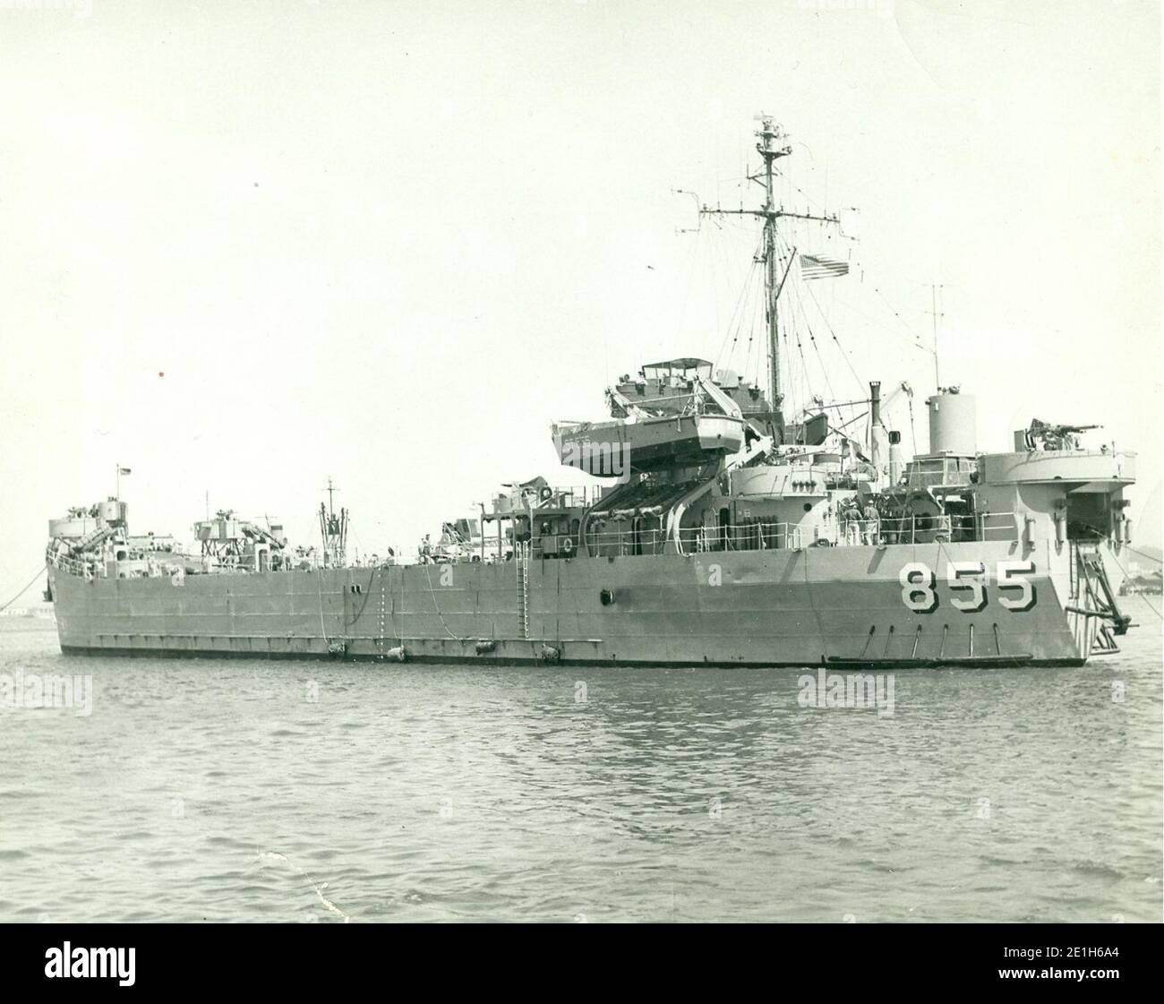 LST-855 circa 1955 Stock Photo - Alamy