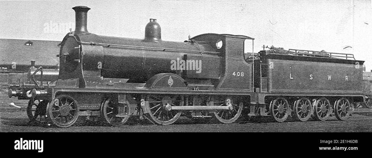 LSWR watertube firebox locomotive 408 (Howden, Boys' Book of ...