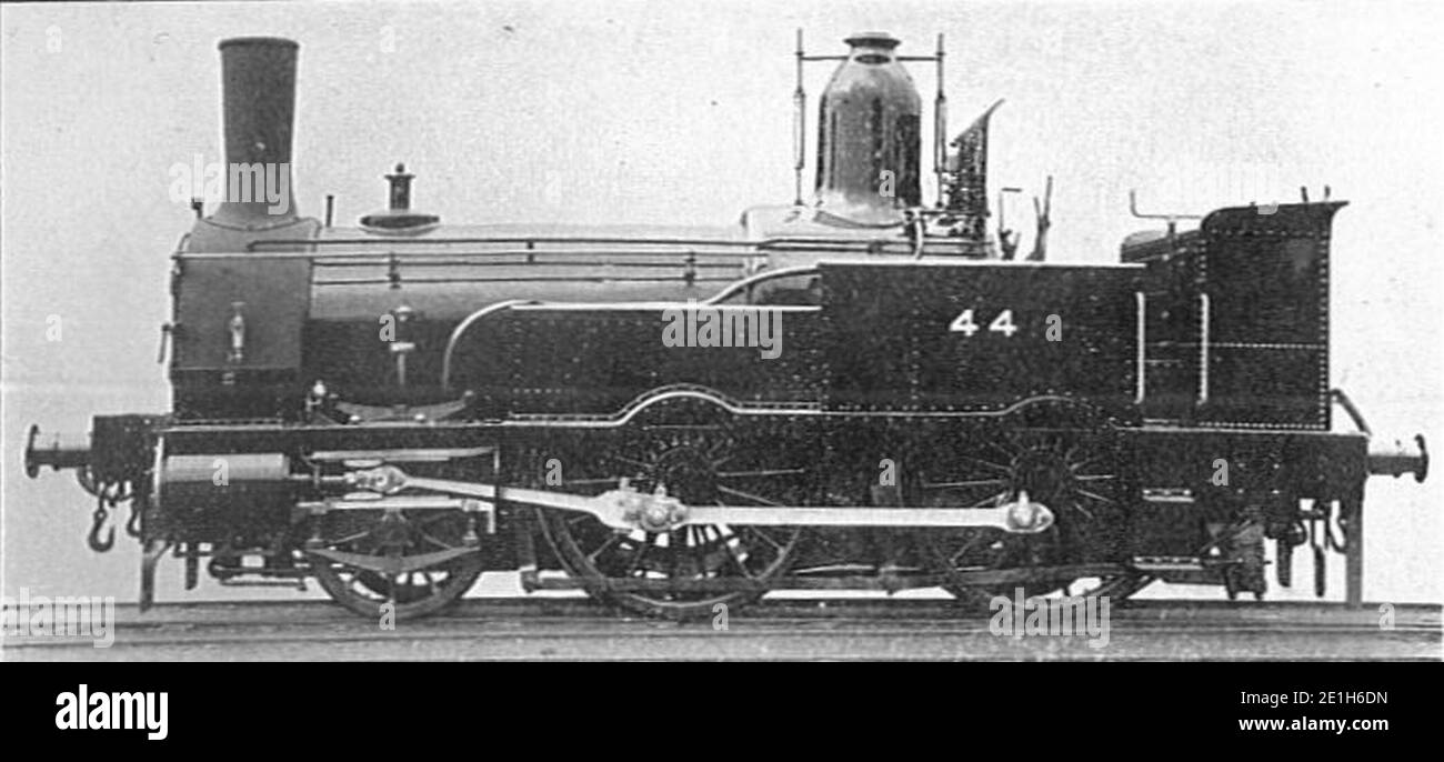 LSWR Beattie well tank (Boys' Book of Locomotives, 1907 Stock Photo - Alamy