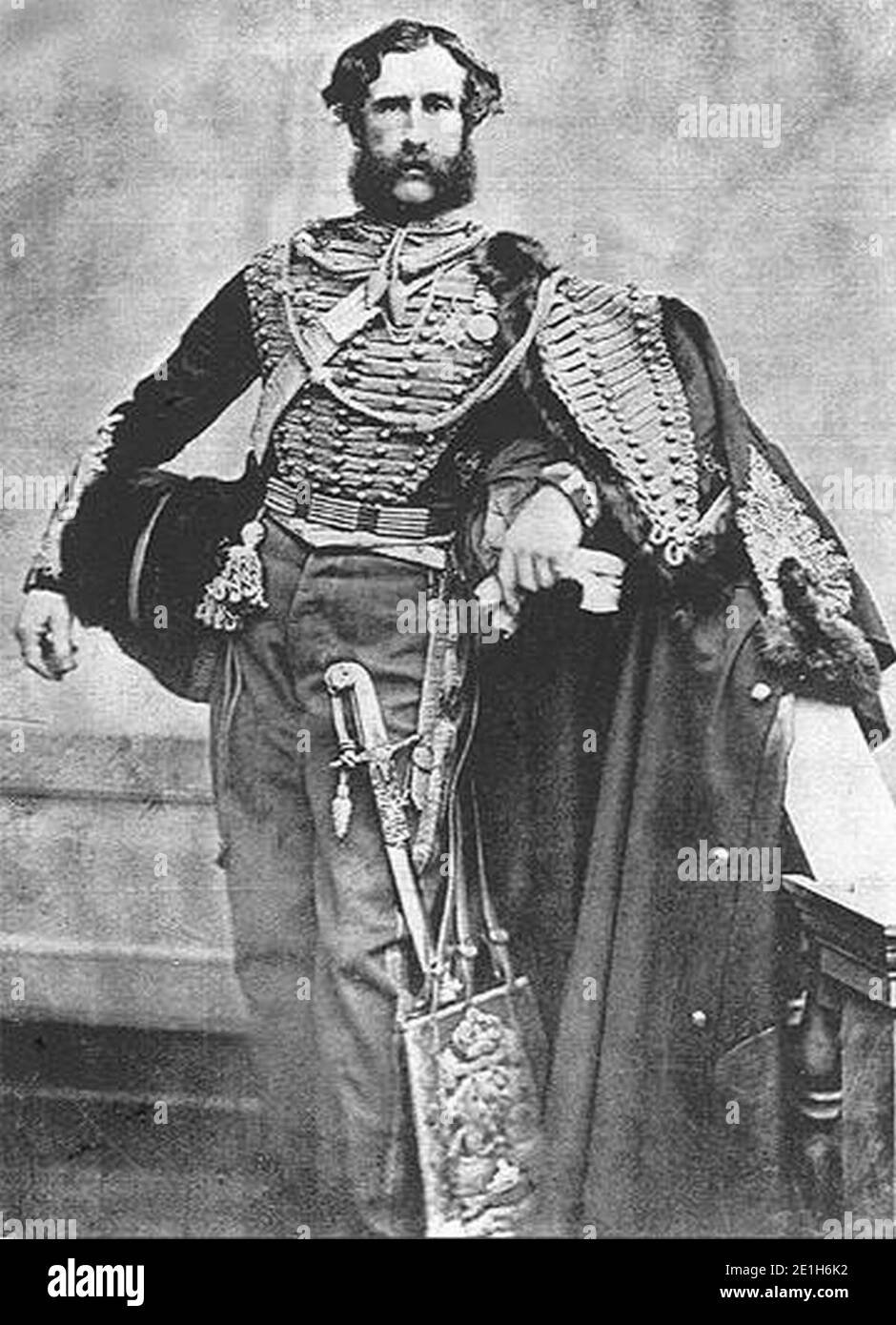 Lt. Alexander Dunn VC, 11th Hussars 1854 Stock Photo - Alamy
