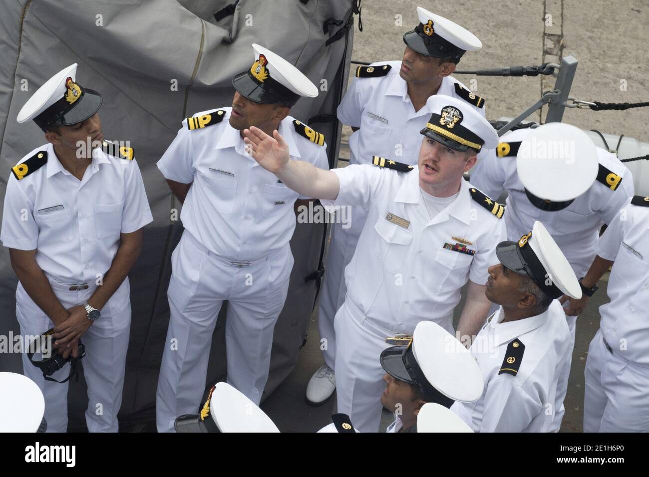 Lt. damage control assistant aboard the Arleigh Burke-class guided ...