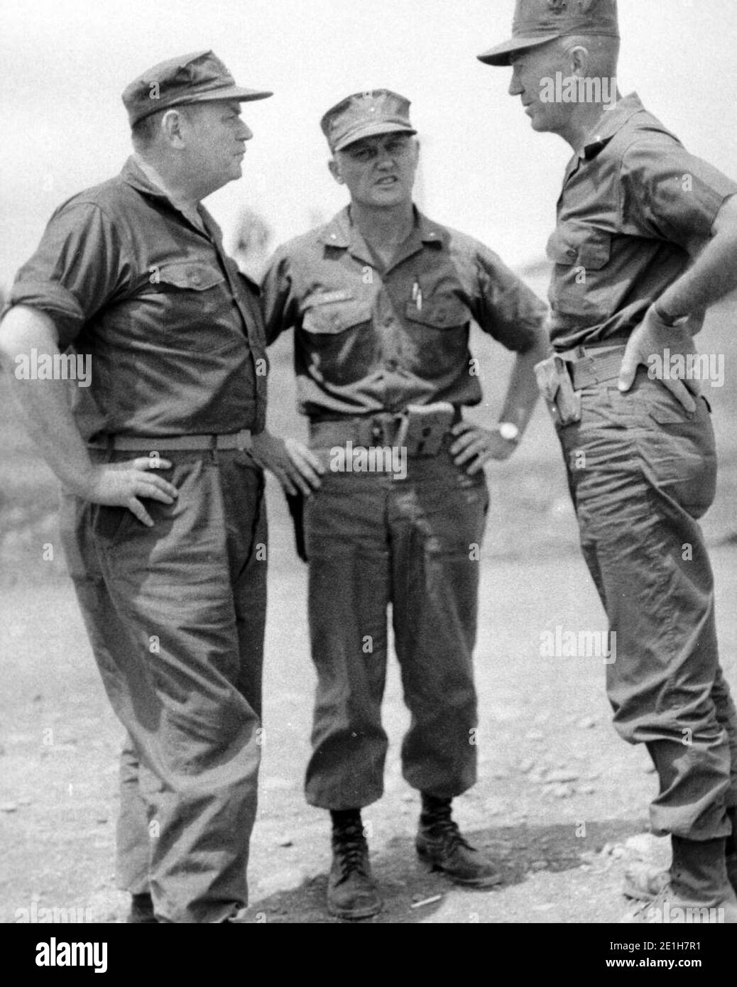 LTG Henry W. Buse Jr., BG Michael P. Ryan, and MG Bruno A. Hochmuth at ...