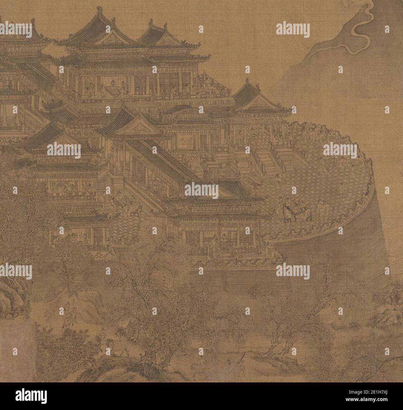 Lu dongbing passing Yueyang Tower Stock Photo - Alamy