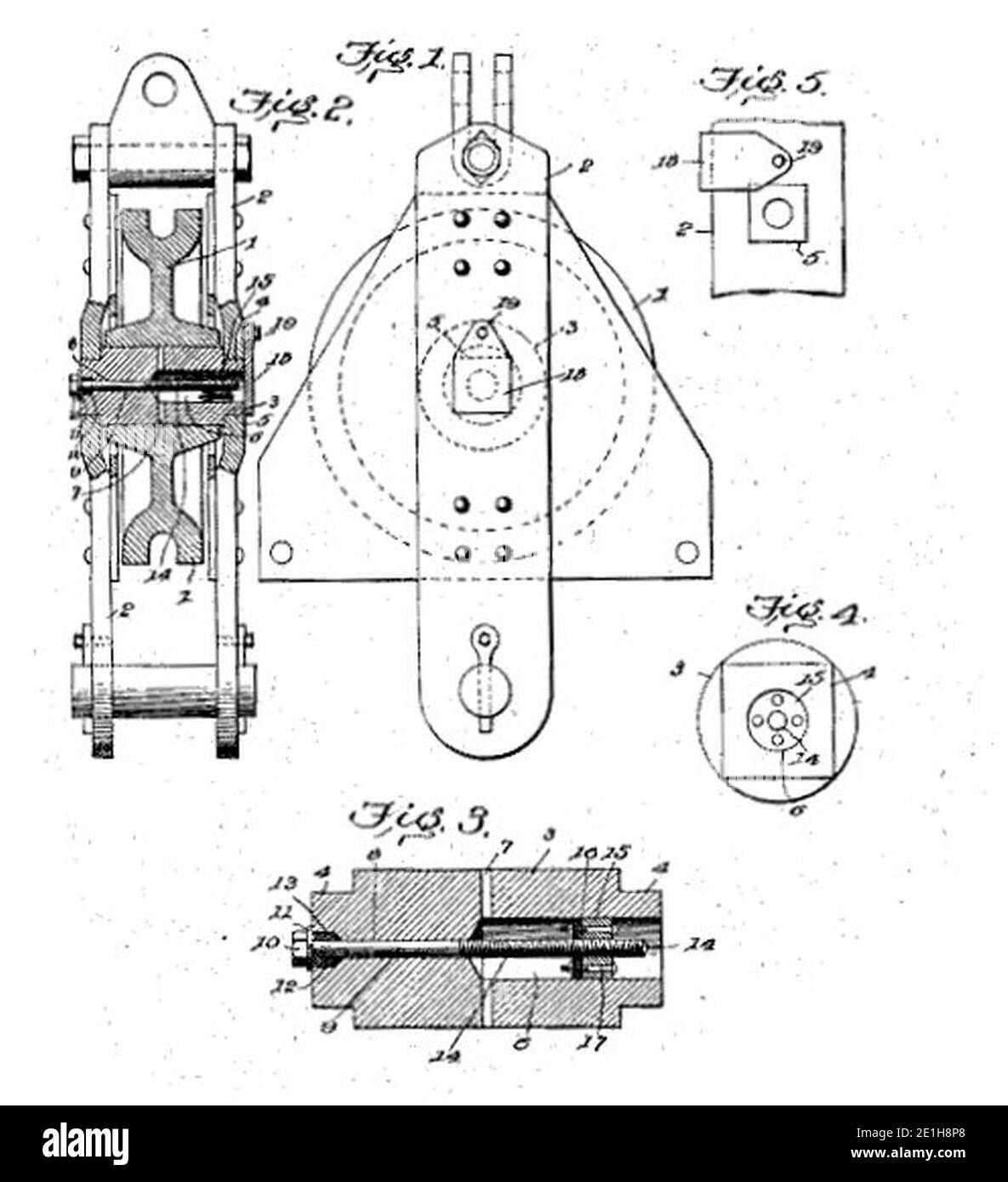 Vintage pulley Cut Out Stock Images & Pictures - Alamy