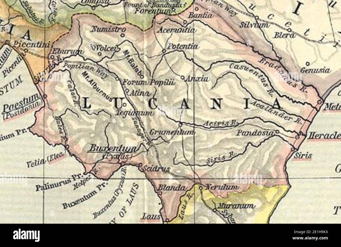 History of lucania hi-res stock photography and images - Alamy
