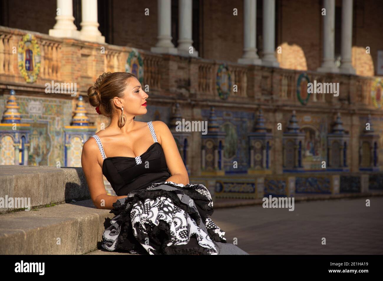 The beautiful girl in the sun Stock Photo - Alamy