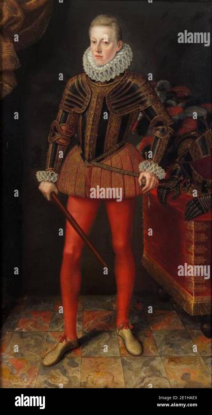Lucas van Valckenborch - Portret van Matthias II van Habsburg (1557 ...
