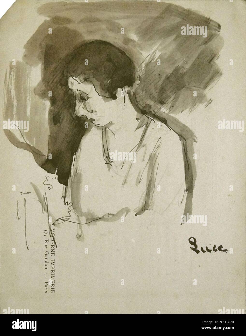 Portrait de femme en buste hi-res stock photography and images - Alamy