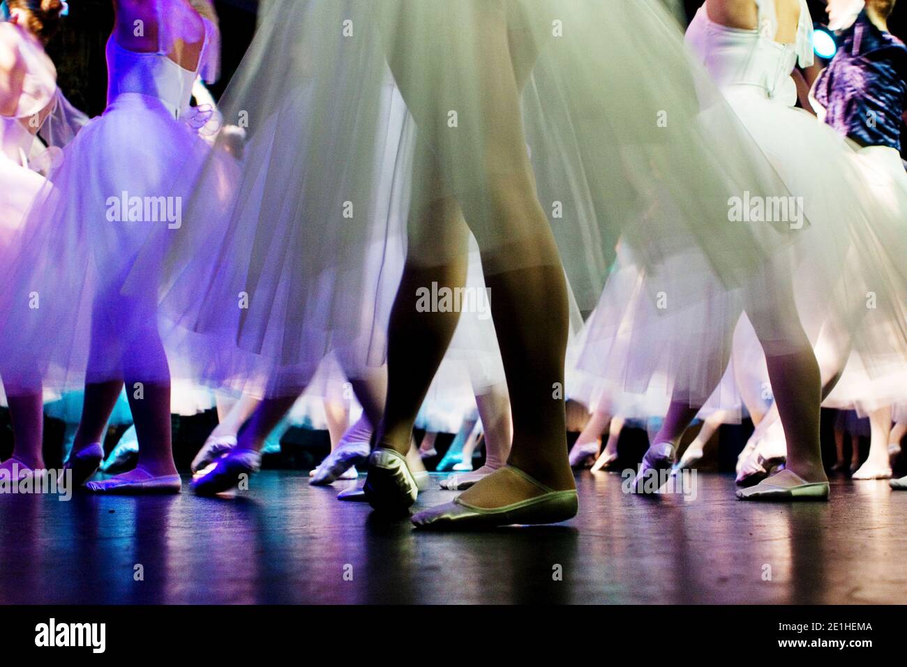 Close up of ballerinas legs on stage dancing Stock Photo - Alamy