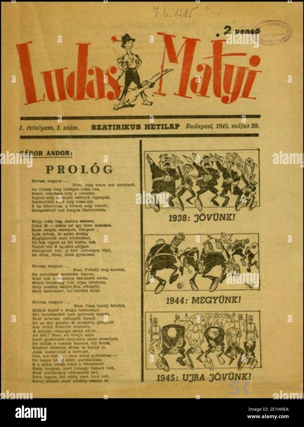 Ludas Matyi 1945 Stock Photo - Alamy