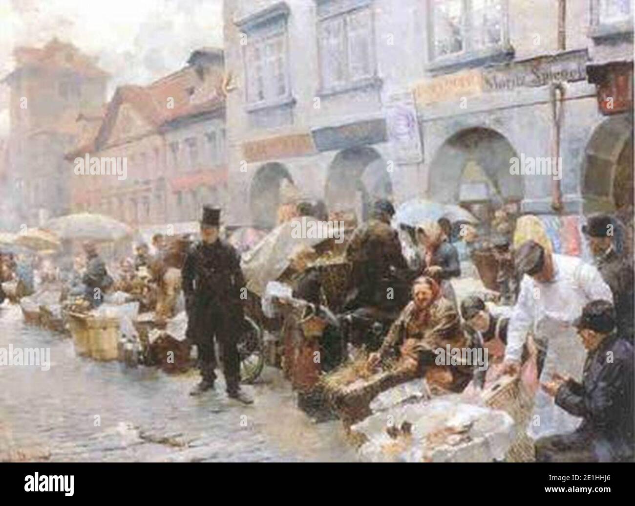 Ludek Marold - Vajecny trh v Praze Stock Photo - Alamy