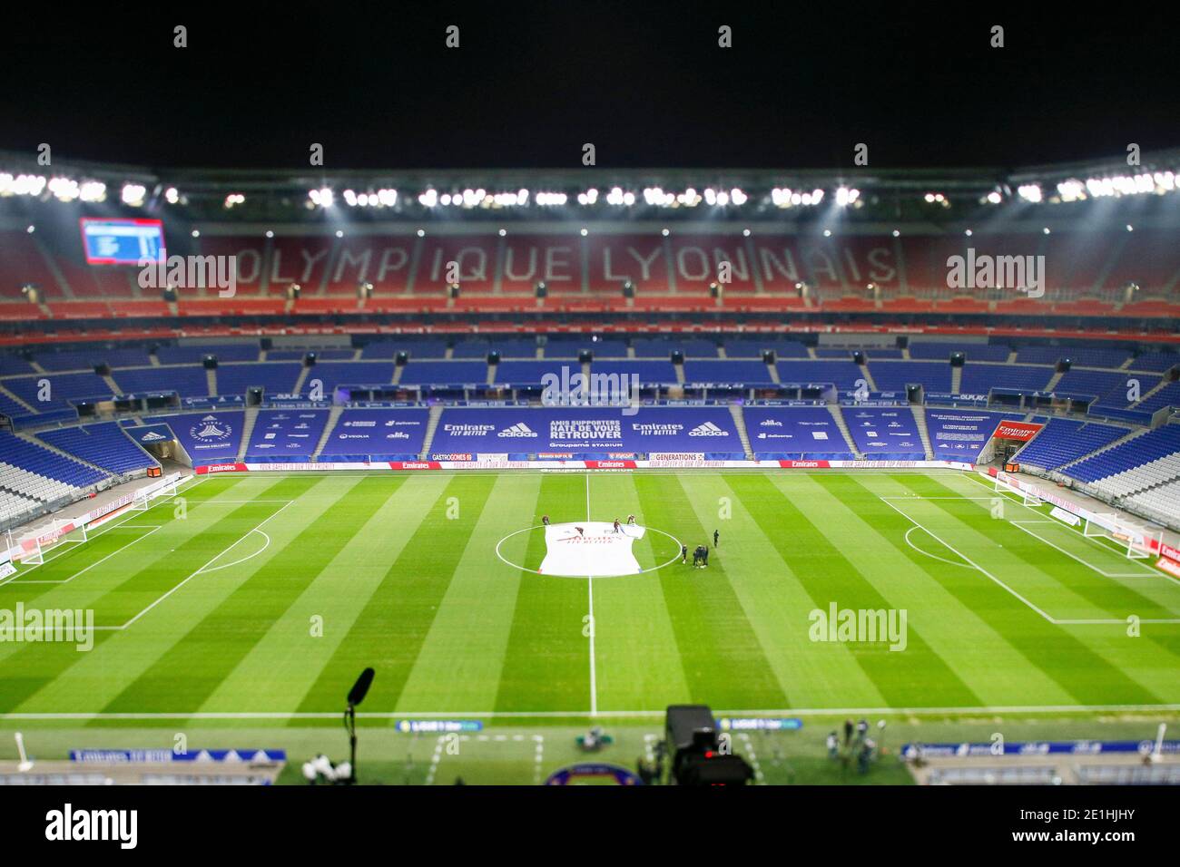 Soccer Football - Ligue 1 - Lyon vs RC Lens - Groupama Stadium, Lyon ...