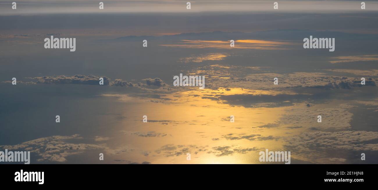 Aerial view natural phenomenon sun hi-res stock photography and images ...