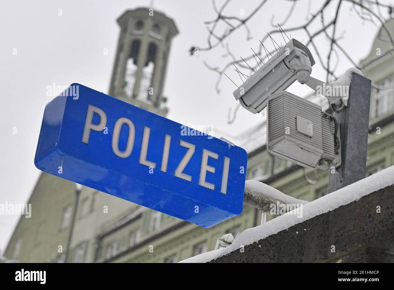 Munich, Deutschland. 06th Jan, 2021. Polizeipraesidium in Muenchen ...