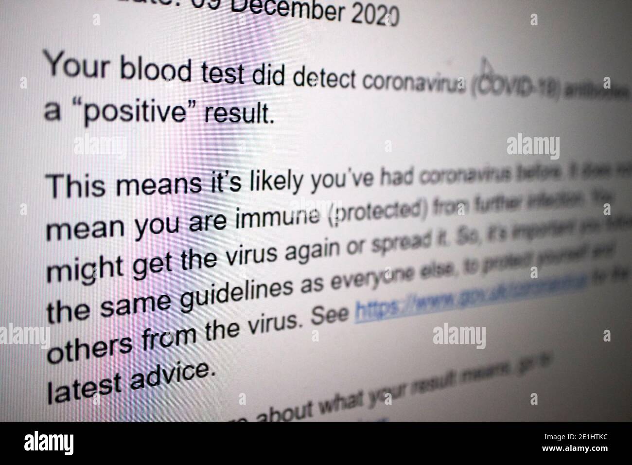 Covid positive test hi-res stock photography and images - Alamy