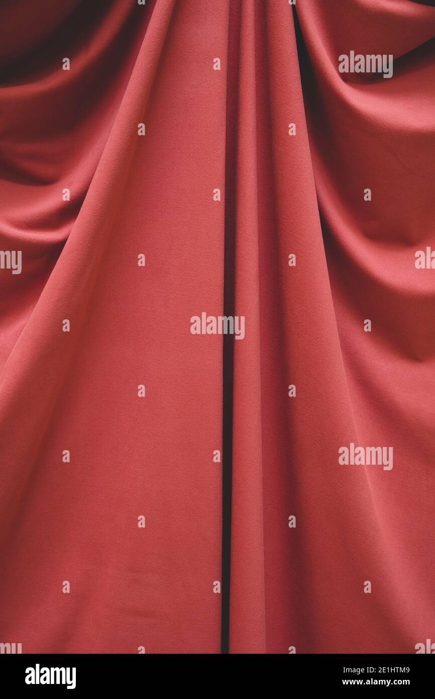 Detail of draped fabric, focus on folds and creases Stock Photo - Alamy